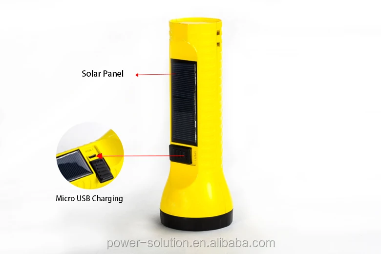 New Product Solar Torch Light Built In Solar Panel Led Torch Light ...