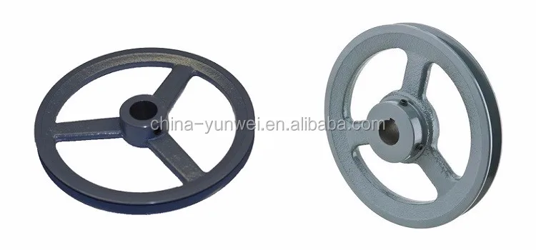 China Cnc Machining Large Diameter Aluminum V-belt Pulley - Buy ...