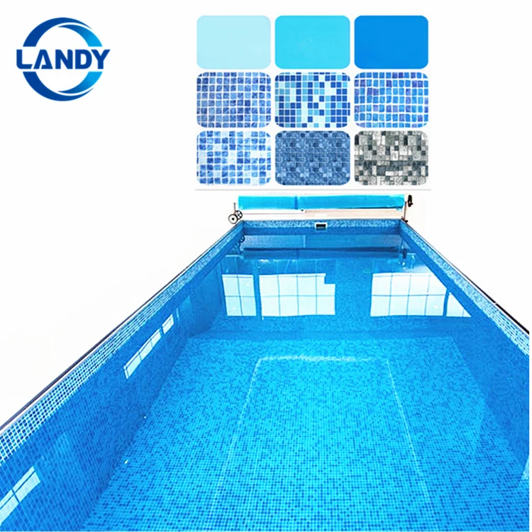 1.5mm Reinforced Ocean Blue Pool Pvc Liner With Anti-uv For Inground ...