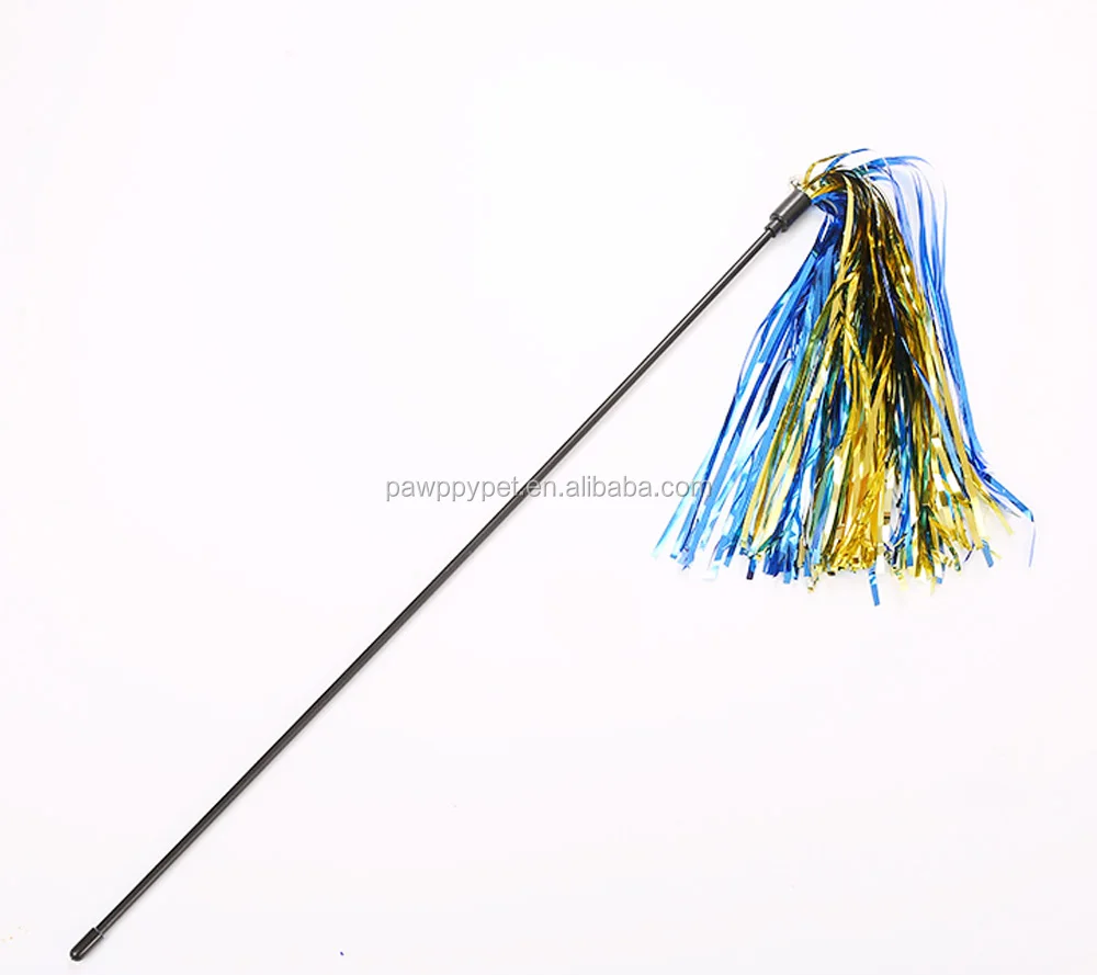 Kitten Pet Catcher Teaser Wand - Interactive Cat Toy