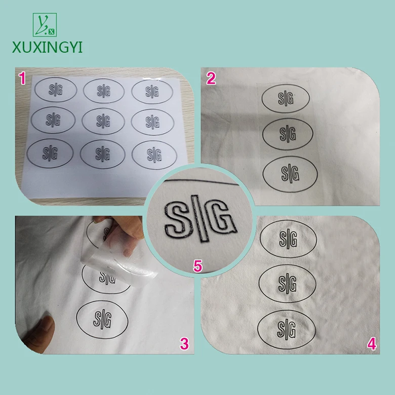Wholesale High Density Washable 3d Raised Logo Heat Transfer Label For ...