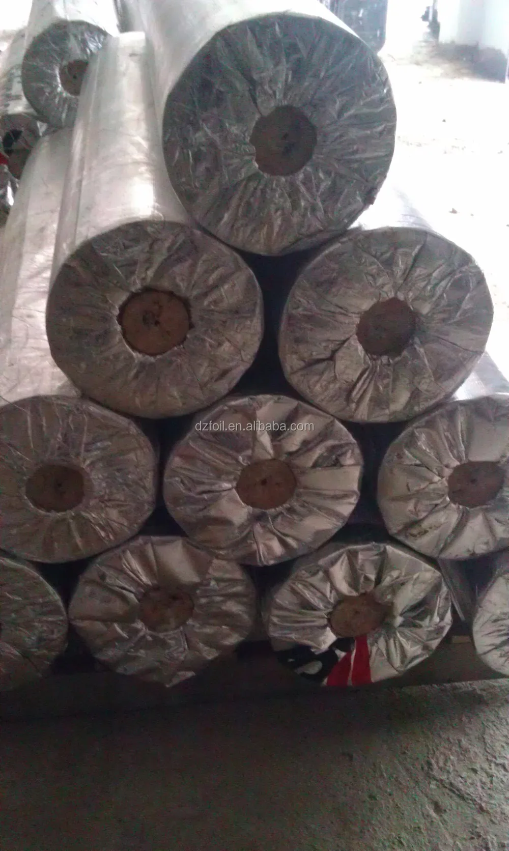 Double Side 2-Way Scrim Aluminum Foil Facing Thermal Insulation ...