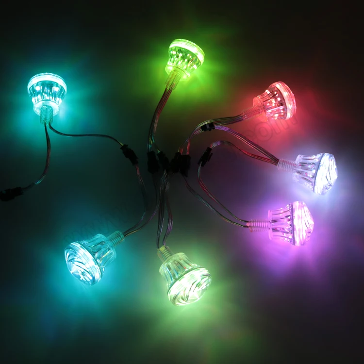 60mm Diameter Cabochon Rgb Ucs1903 18pixels Turbo Led Amusement Light ...