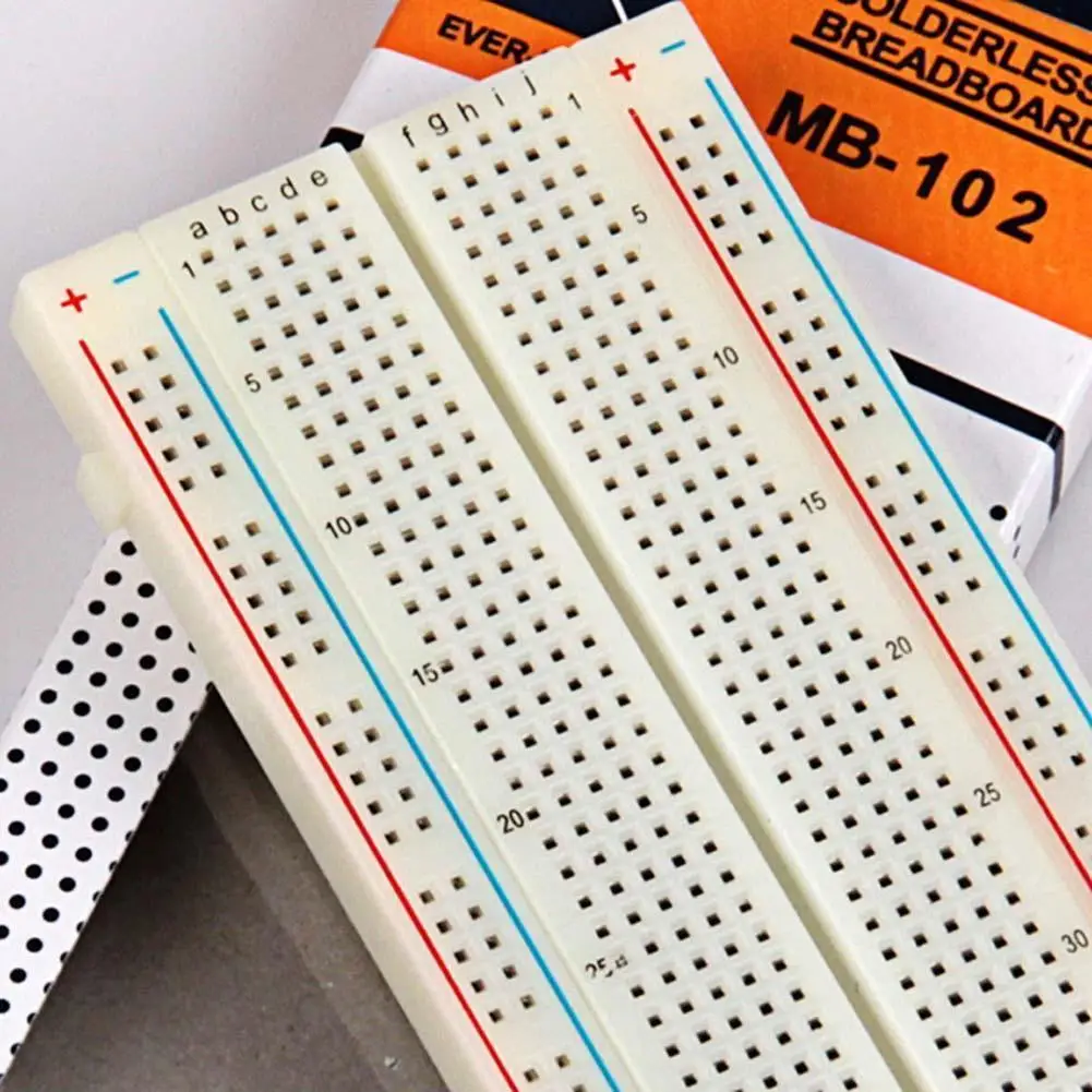 830 Point Breadboard - Solderless MB-102 for Easy Prototyping