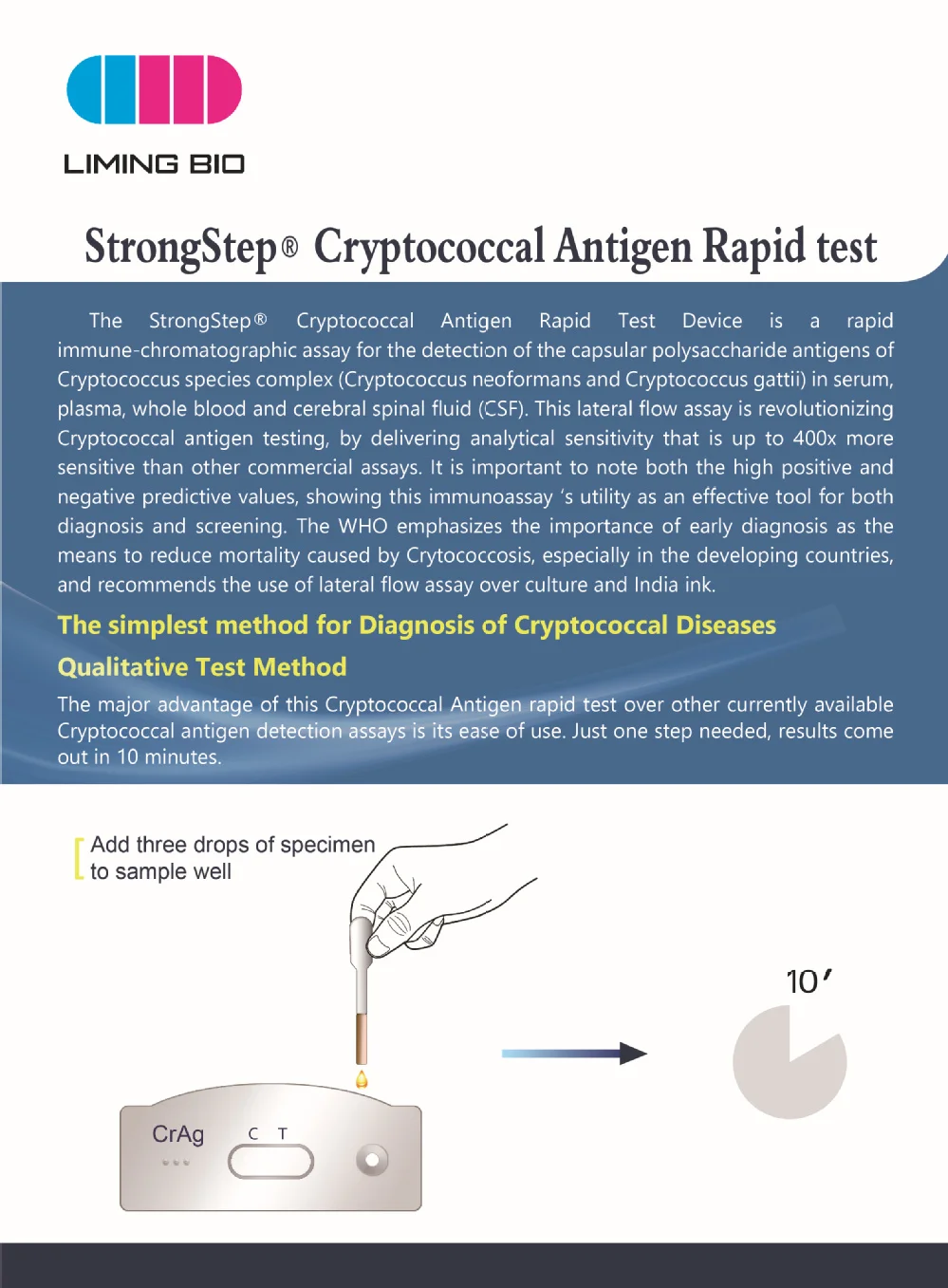 Cryptococcus Veterinary Diagnostic Kit - Buy Cryptococcus,Cryptococcus ...