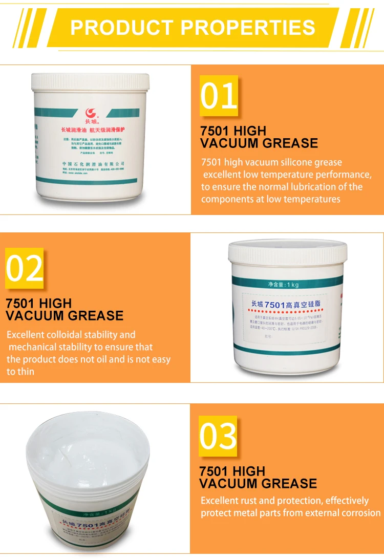 7501 Sinopec Great Wall High Vacuum Silicone Grease Sealant High ...