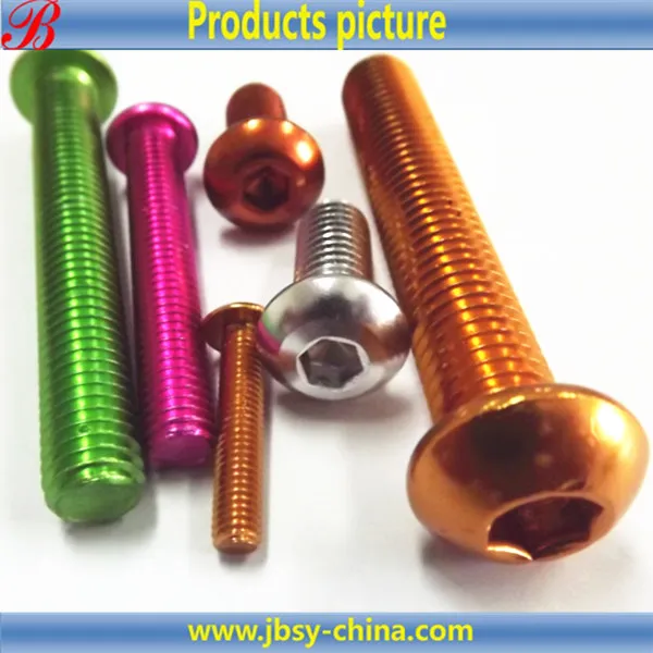 Anodized Aluminum Metric Bolts - Buy Aluminum Bolts,Aluminum Metric ...