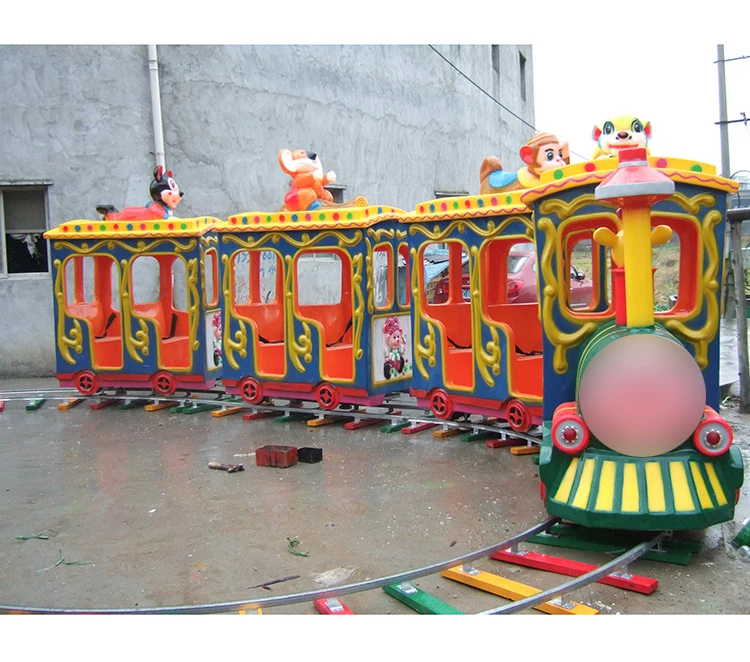 Outdoor and Indoor Electric Train for Shopping Mall Track Closed ...