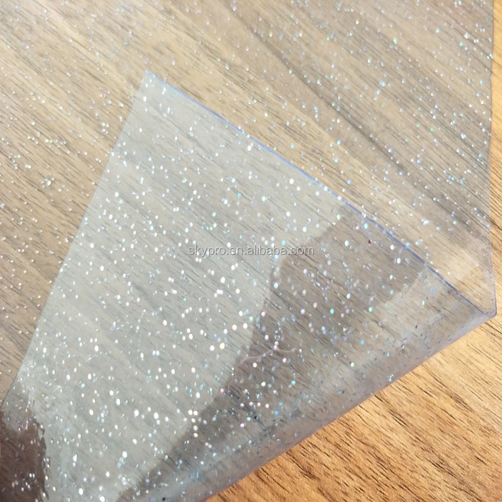 Transparent Soft Pvc Film Plastic Glitter Vinyl Sheet - Buy Soft Pvc ...
