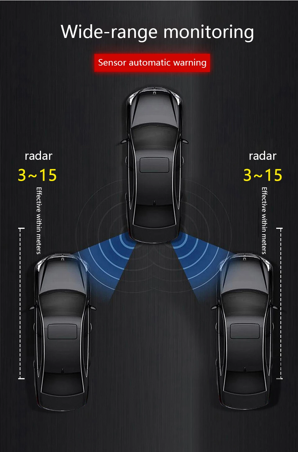 Car Driving Blind Spot Mirror Radar Detection System Bsd Bsa Bsm Lca Millimeter Wave Radar Blind ...