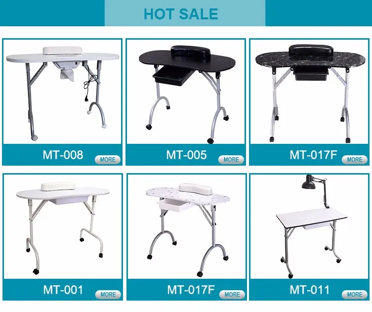 Modern Simple Design Portable Folding Nail Salon Table