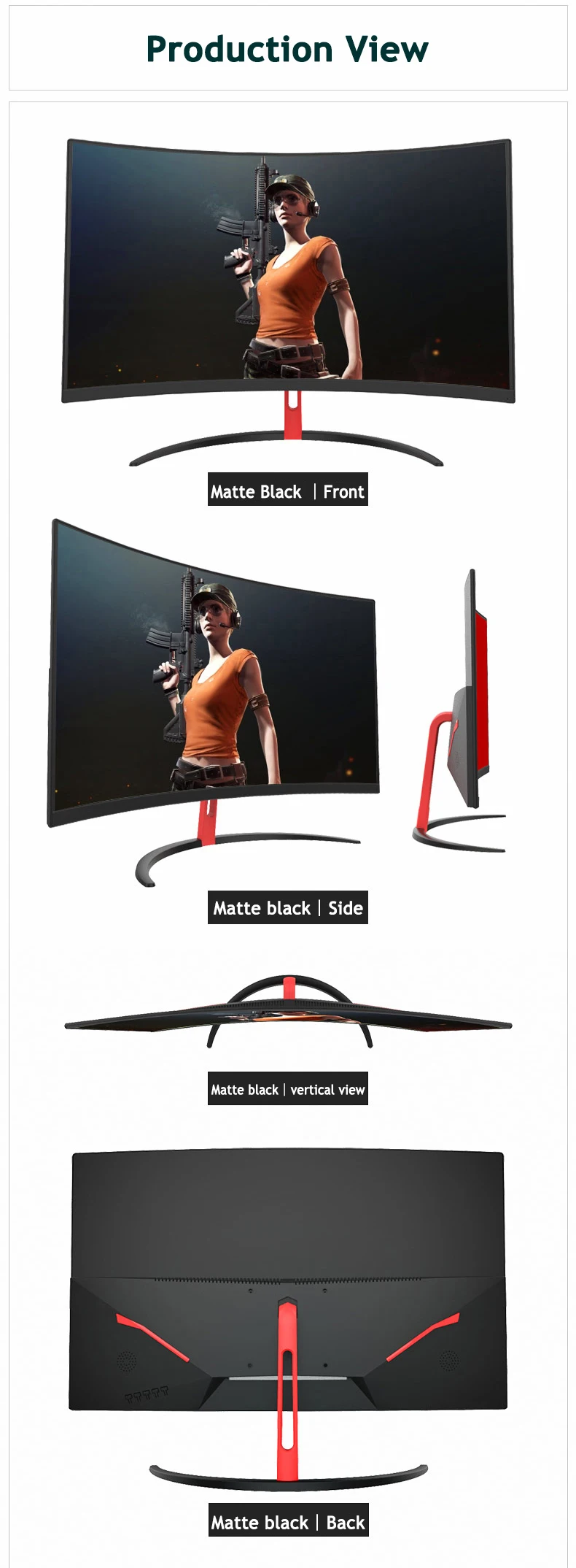 Meirun Star 32 Inch Curved Monitor - 2560x1440 Ultra Wide