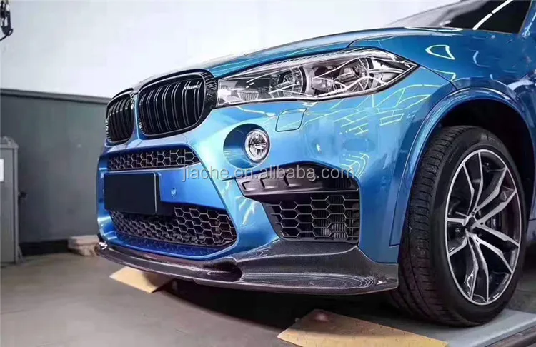Carbon Fiber Front Bumper Lip Spoilers for BMW X5M & X6M