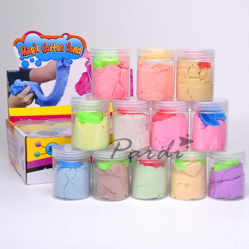 New Educational Toy Magic Cotton Sand Stretchy Sand Sticky Sand Factory ...