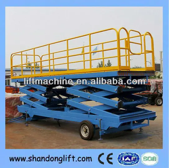 300kgs 20m Height Mobile Aerial Hydraulic Scaffolding - Buy Hydraulic ...