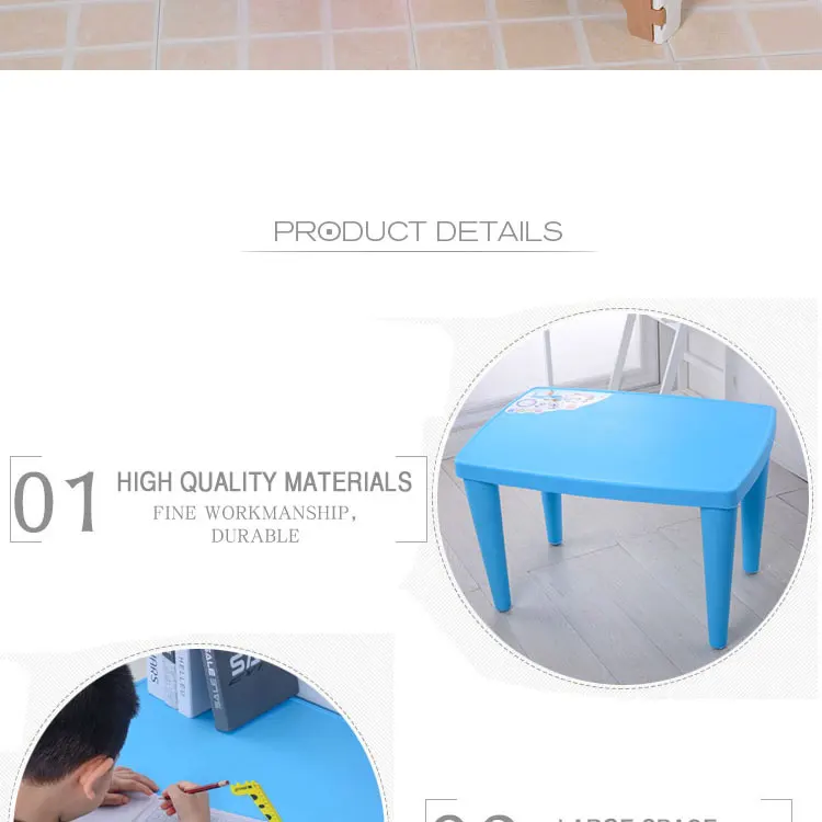 Household Children Furniture Home Desk PP Plastic 77X55X49CM Eco ...