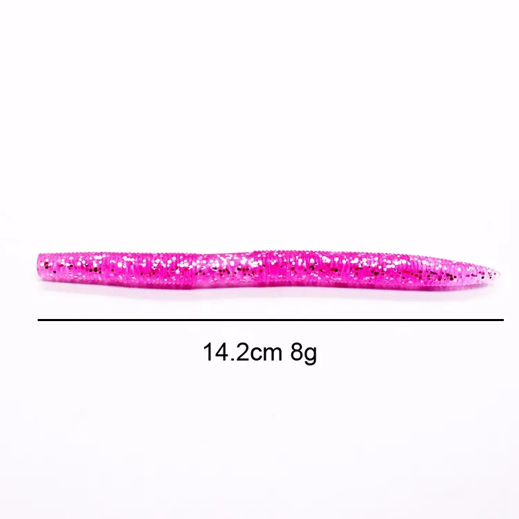 14.2cm 8g Free Sample Soft Fishing Lure Plastic Senko Worm Molds - Buy ...