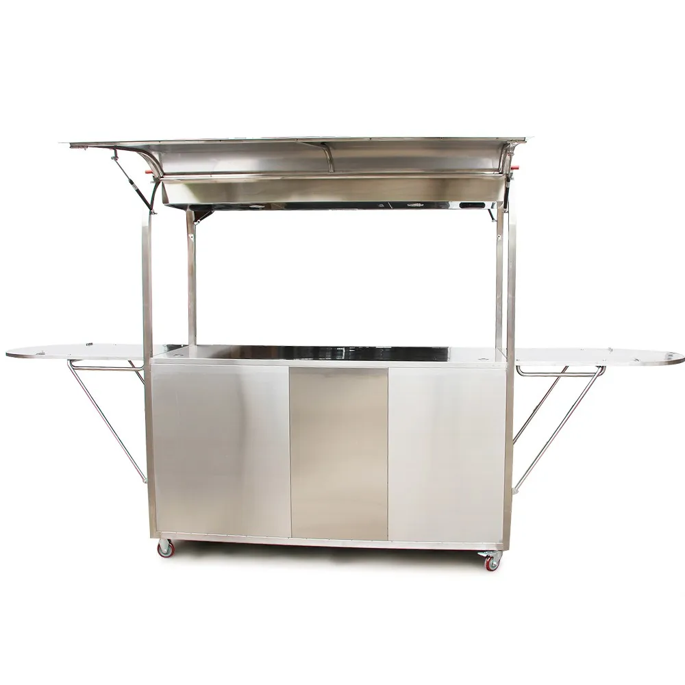 Cct190 Stainless Steel Mobile Coffee Cart - Buy Coffee Cart,Mobile ...