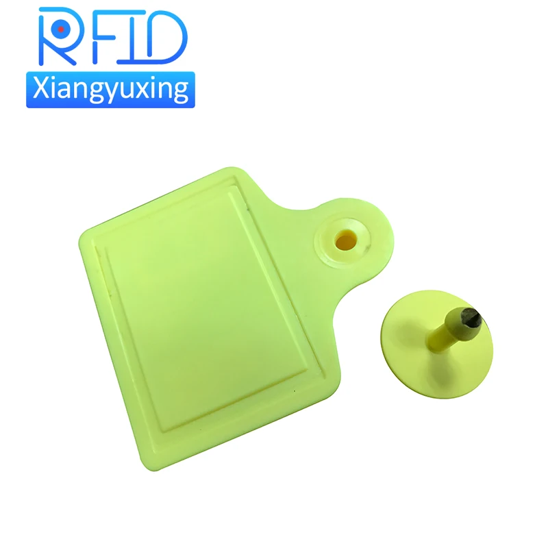 Customize UHF RFID Ear Tags - Long Range Yellow Animal ID Tags for ...