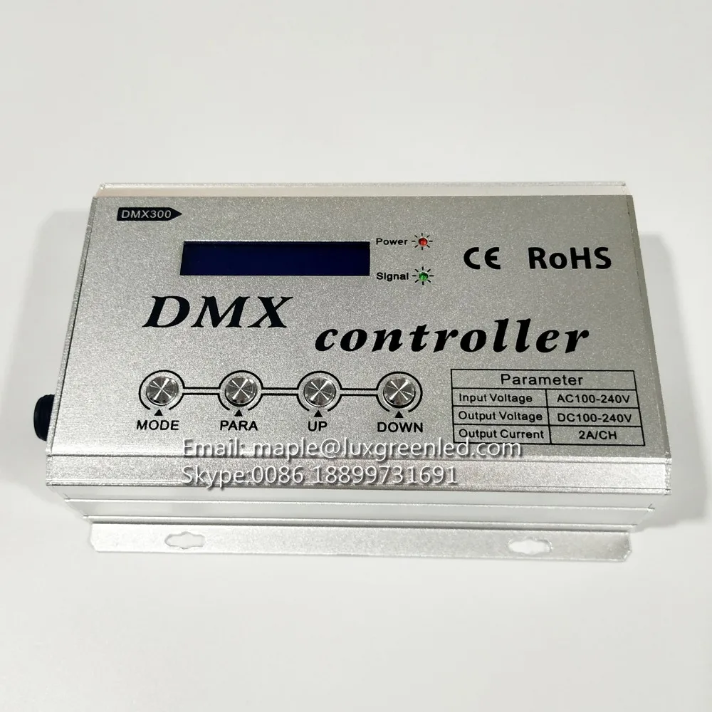 High Voltage DMX 300 Controller for LED Strips - 3-Year Warranty