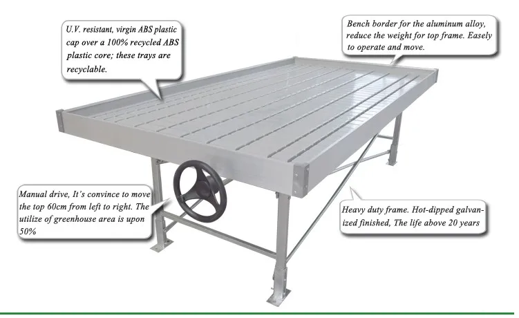 Premium Flood And Drain Table 4x8 Hydroponic Systems - Buy Flood And ...