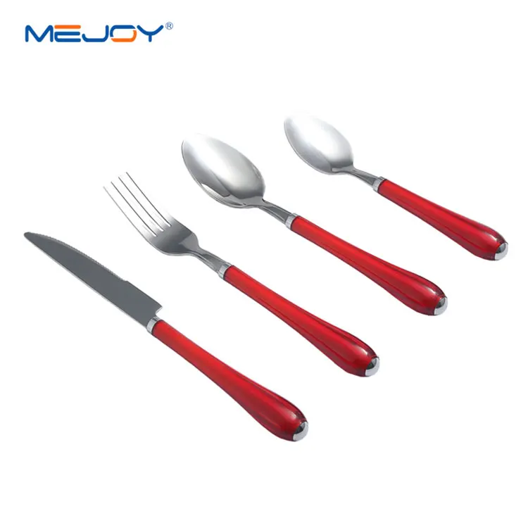 Coloured Handle Cutlery Couverts Colorful Handle Cutlery Set - Buy ...