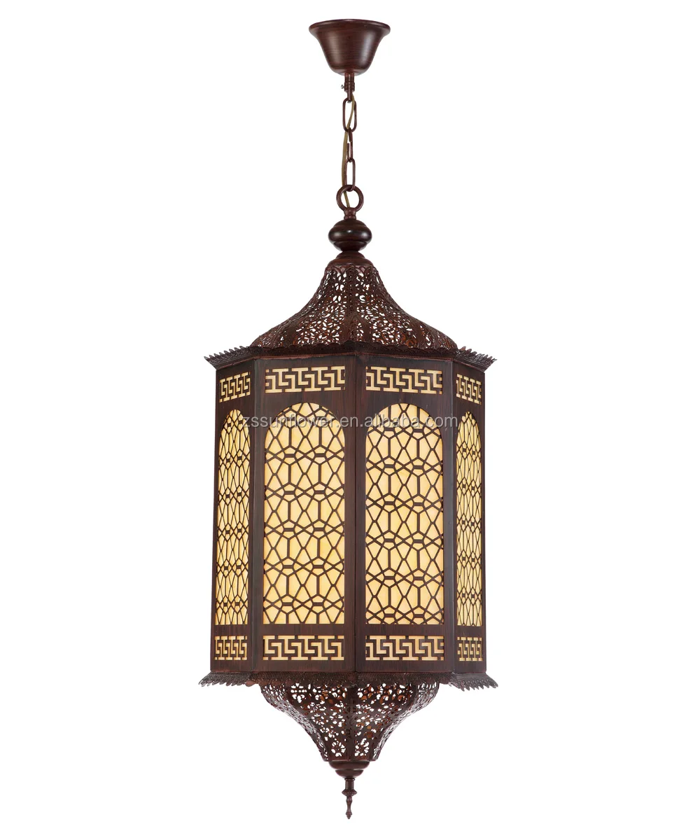 Suspendu En Arabe - Stylish Wrought Iron Pendant Lamp