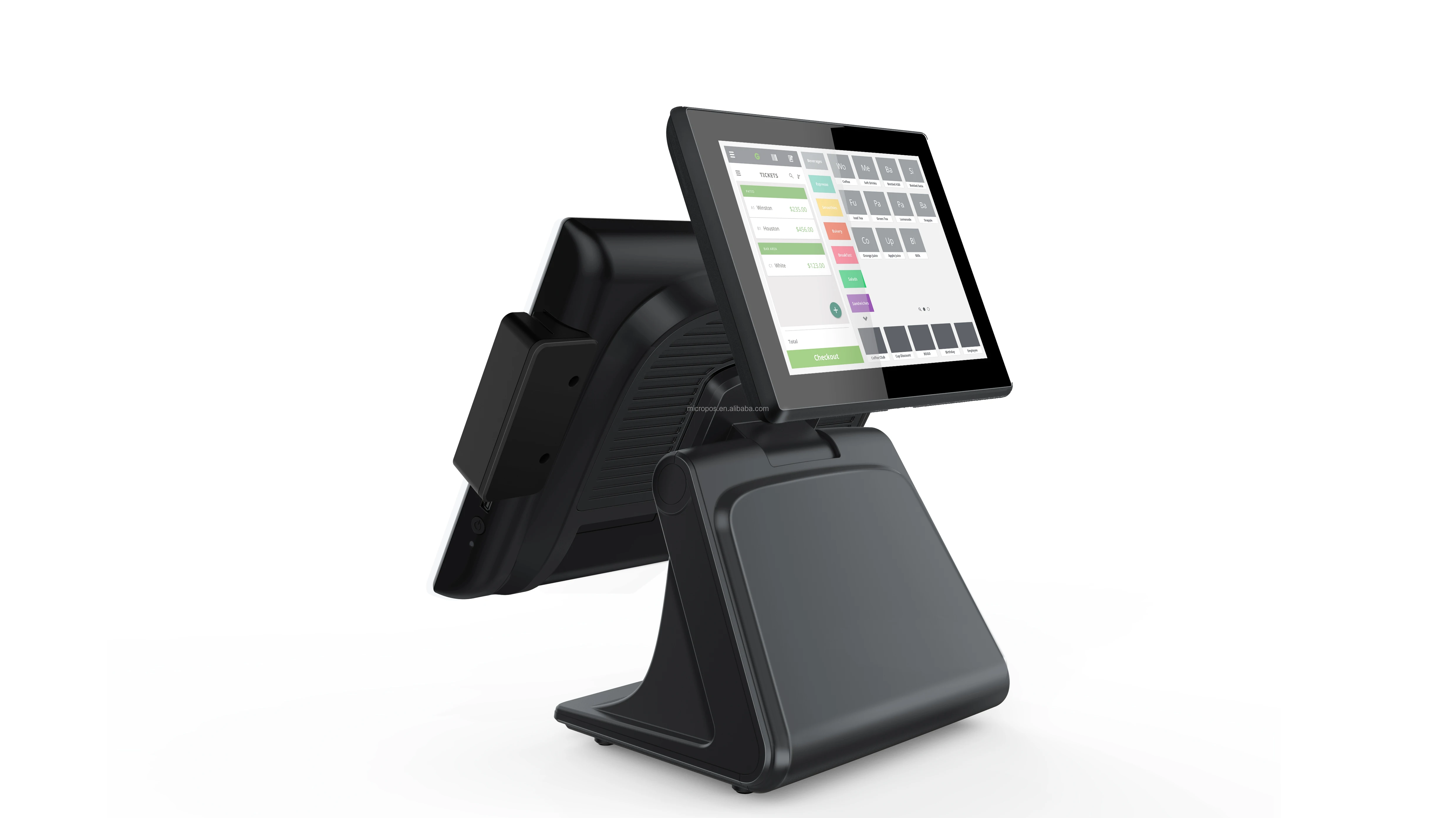 Micropos B15-ii 15 Inch Daul Screen Restaurant Point Of Sale Computer ...