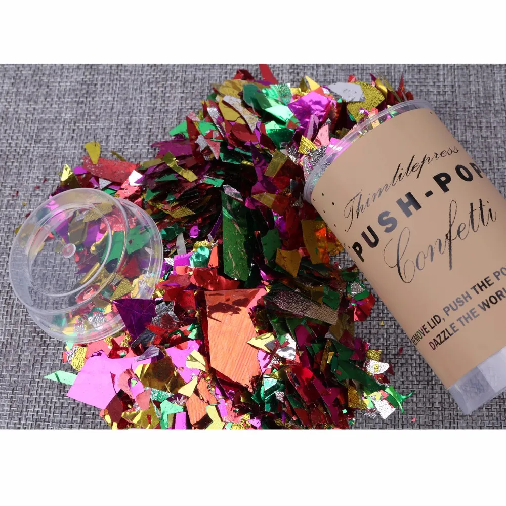 Wholesale Push Pop Confetti Wedding Party Decoration Confetti Poppers ...