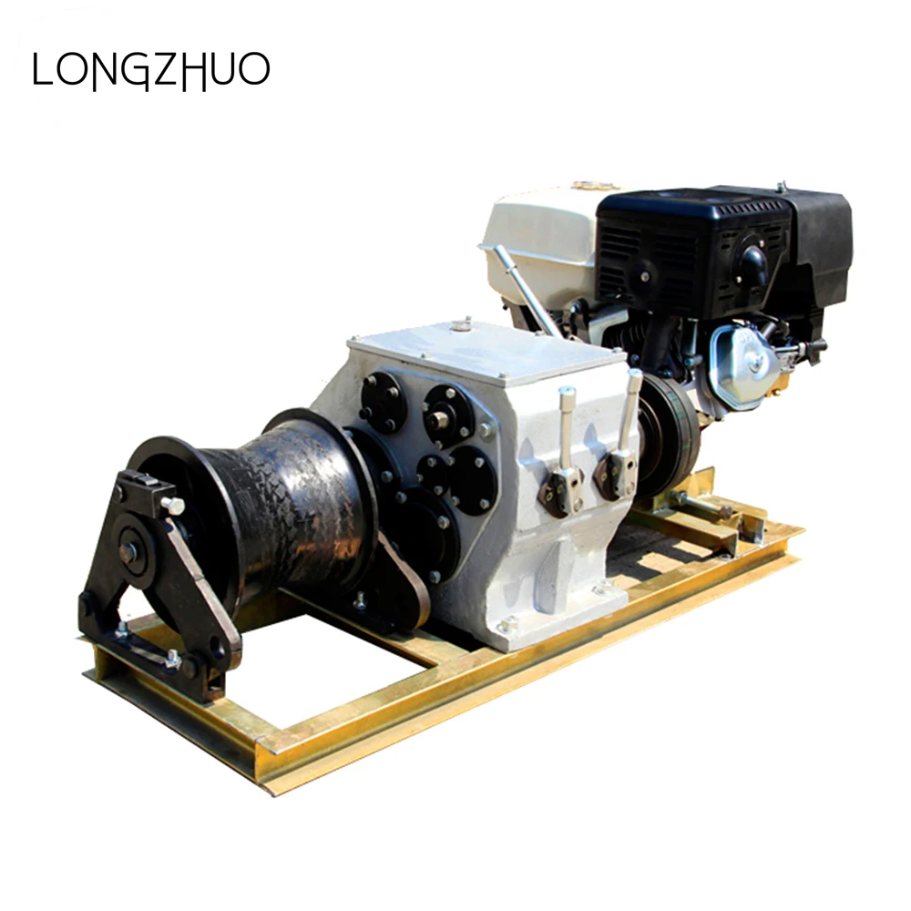 High Speed Engine Powered Electric Gasoline Engine Winch - Buy Powered ...