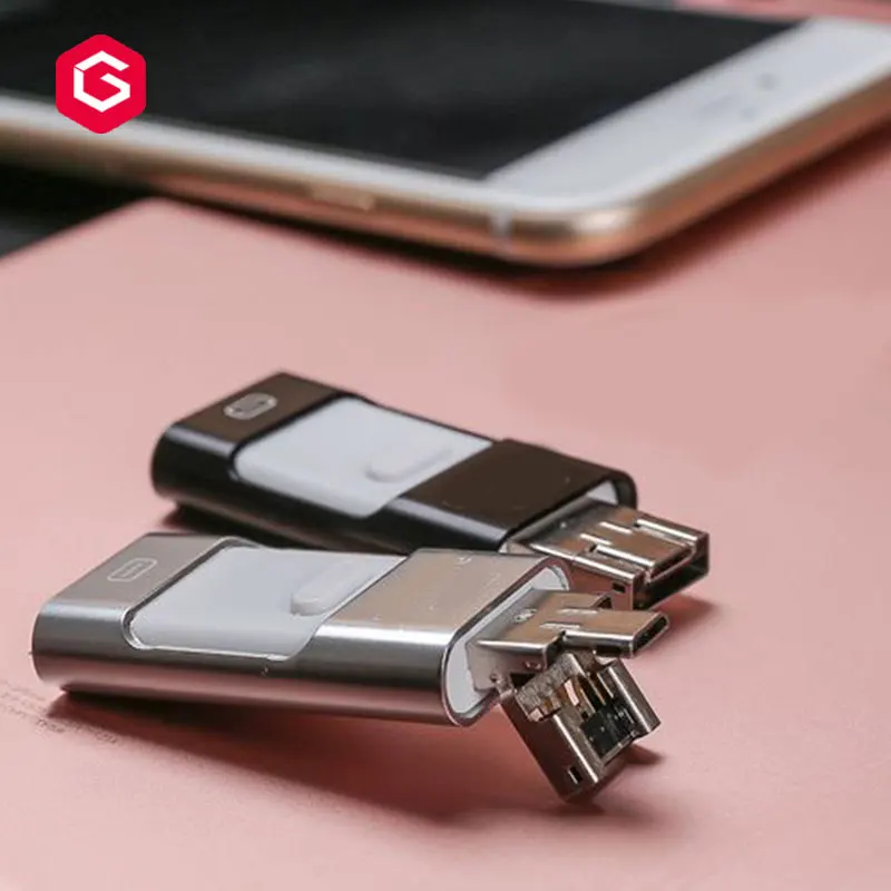 Cheap Pendrive Multi Functional 3 In 1 Otg Usb Flash Drive 8gb 16gb ...
