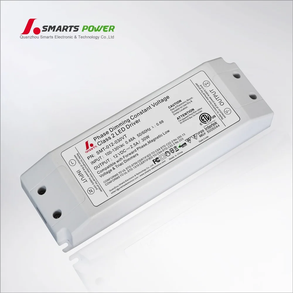 12v 24v Etl Ce Triac Dimmable Plastic Led Driver 20w 30w 40w 60w 80w 100w - Buy 20w Led Driver ...