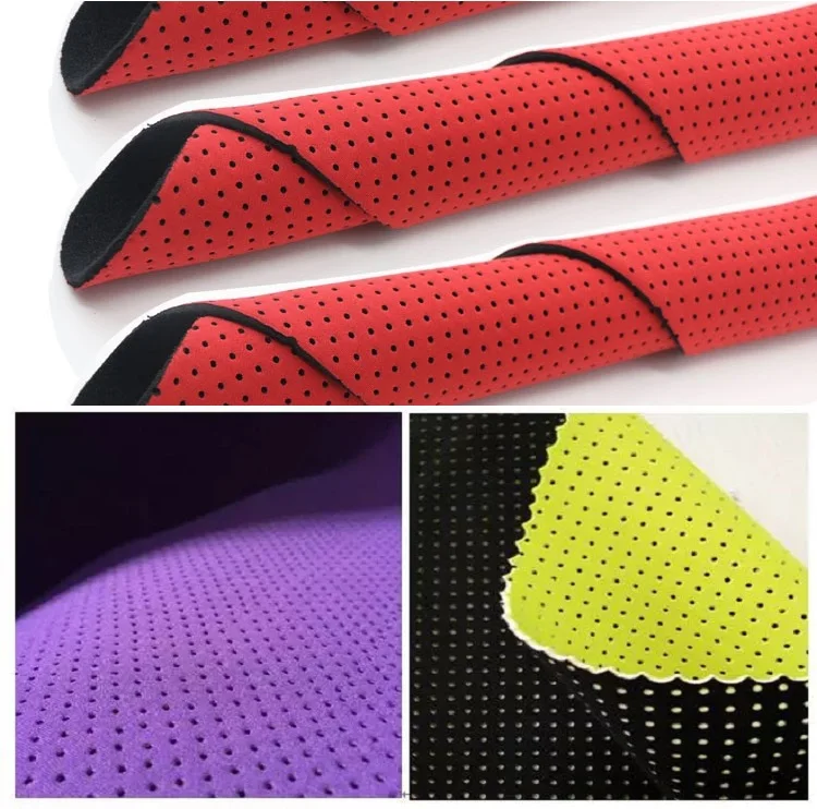 Breathable Perforated Neoprene Fabric For Orthopedic Support Products ...