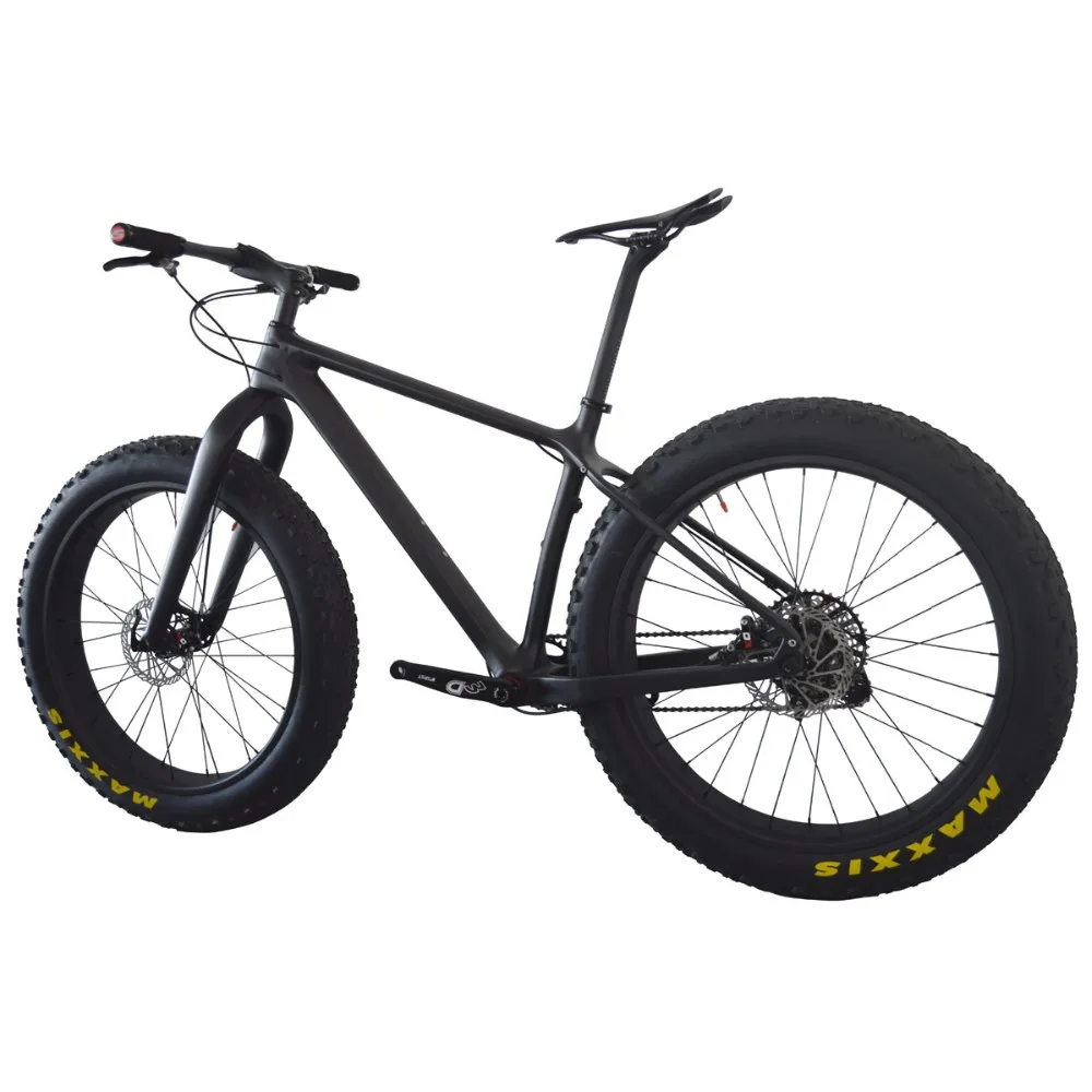 Icanbike 26er 4.7" Tire Fat Bike Snow Bicycle Frame Carbon Fat Bike ...