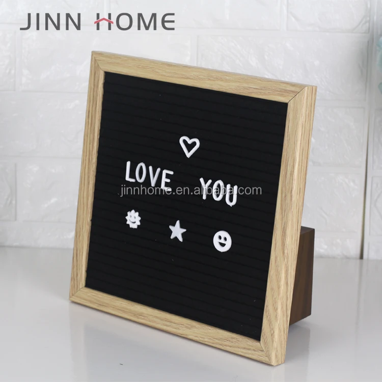 Wooden Letter Board Wholesale-solid Wood Oak Frame -with New Changeable ...