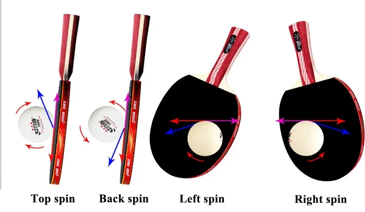 Original Dhs 4002 4006 Table Tennis Racquet Rackets With Double Sided ...