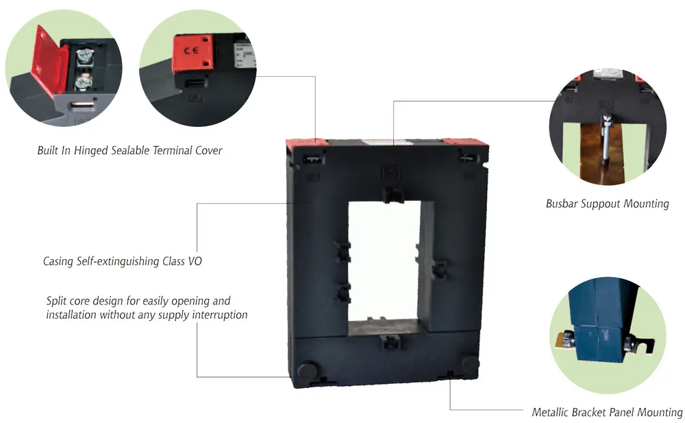 Dixsen Split Core Current Transformer - 250-1000A Capacity