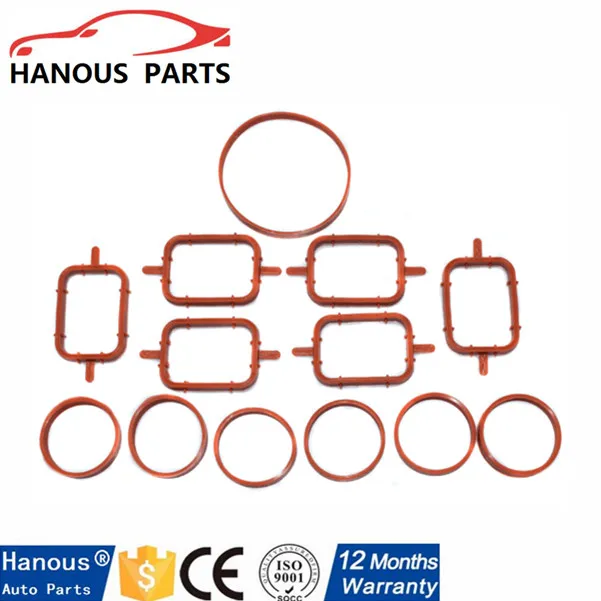Hanous Auto Parts Intake Manifold Rubber Seal Gasket Housing Set 13pcs ...
