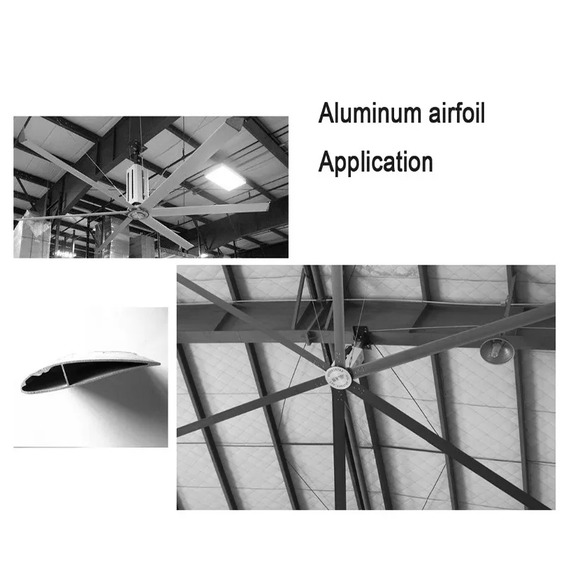 Aluminum Extrusion Airfoil Fan Blade With 180mm,230mm,140mm,130mm Width ...