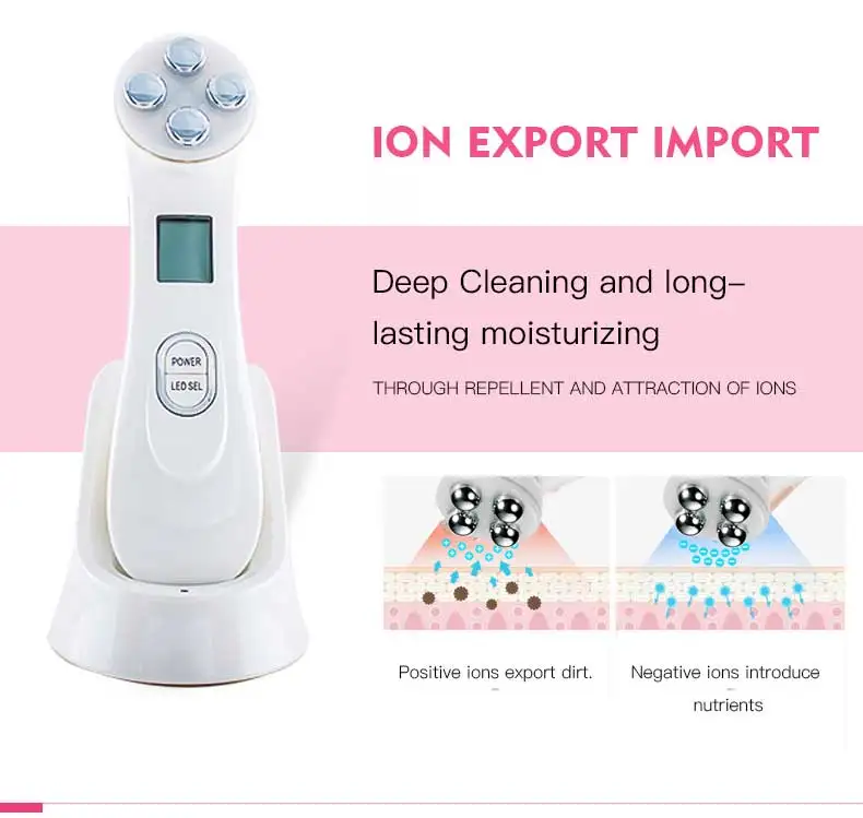 Facial Beauty Machine 5 In 1 Beauty Skin Care Face Massager Machine ...