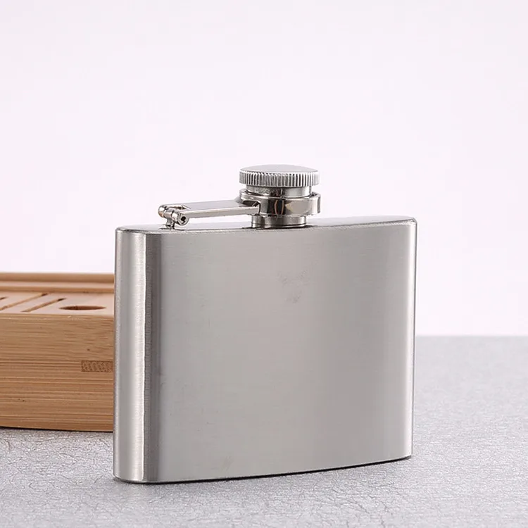 6 Oz Stainless Steel Alcohol Container - Winer Liquor Hip Flask with Funnel