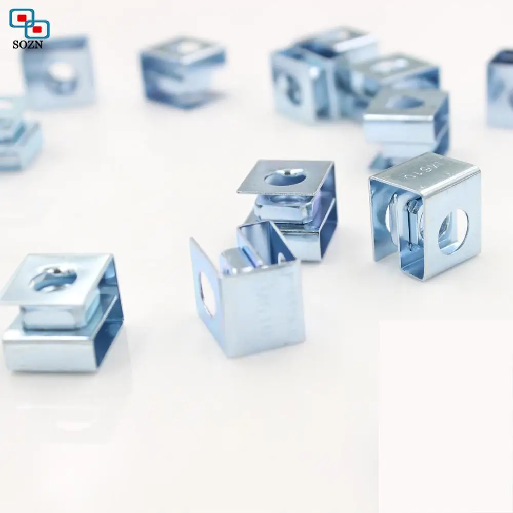 Galvanized Floating Clip Cage Nuts for Server Rack Mounting