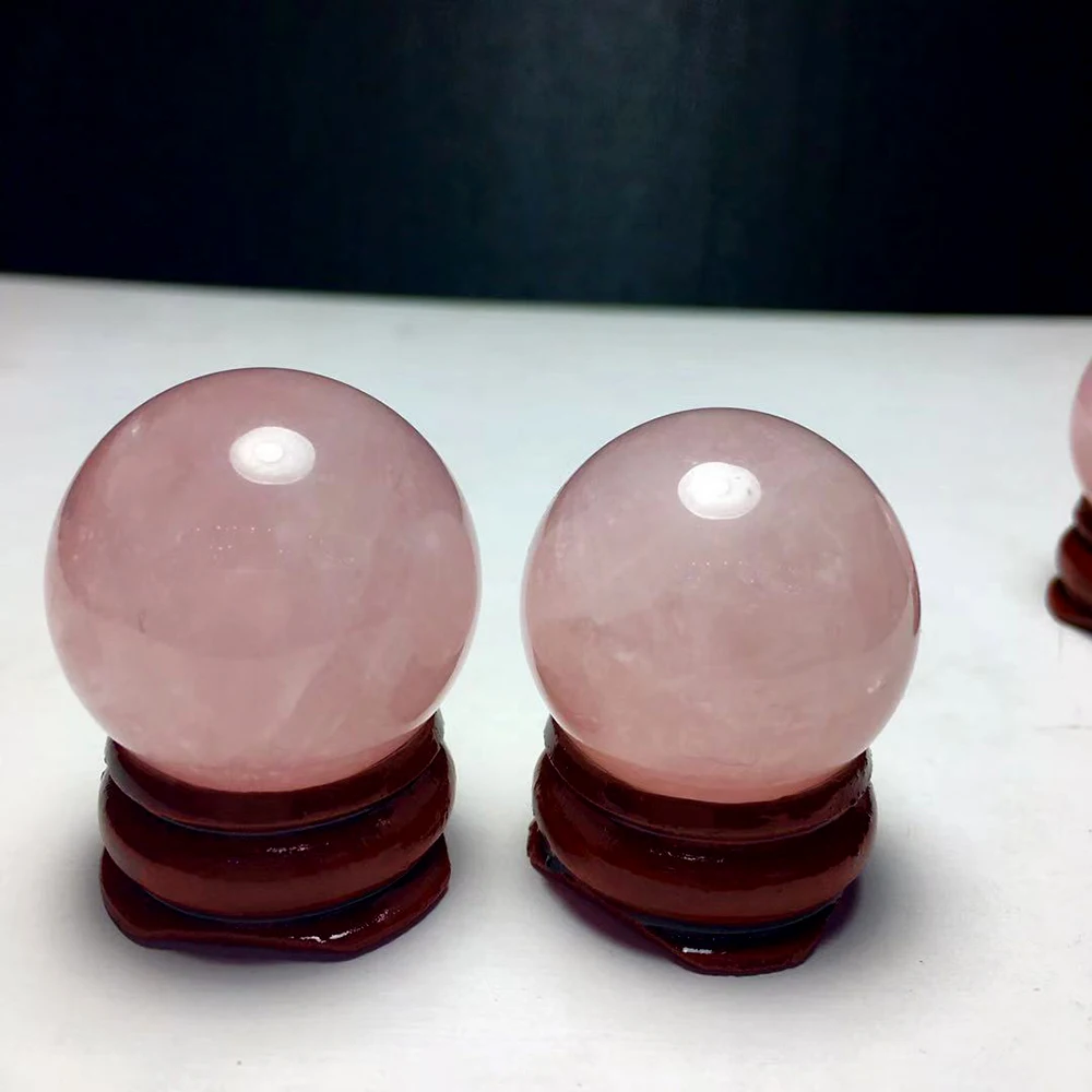 Wholesale Natural Pink Crystal Sphere Rose Quartz Ball - Buy Crystal ...