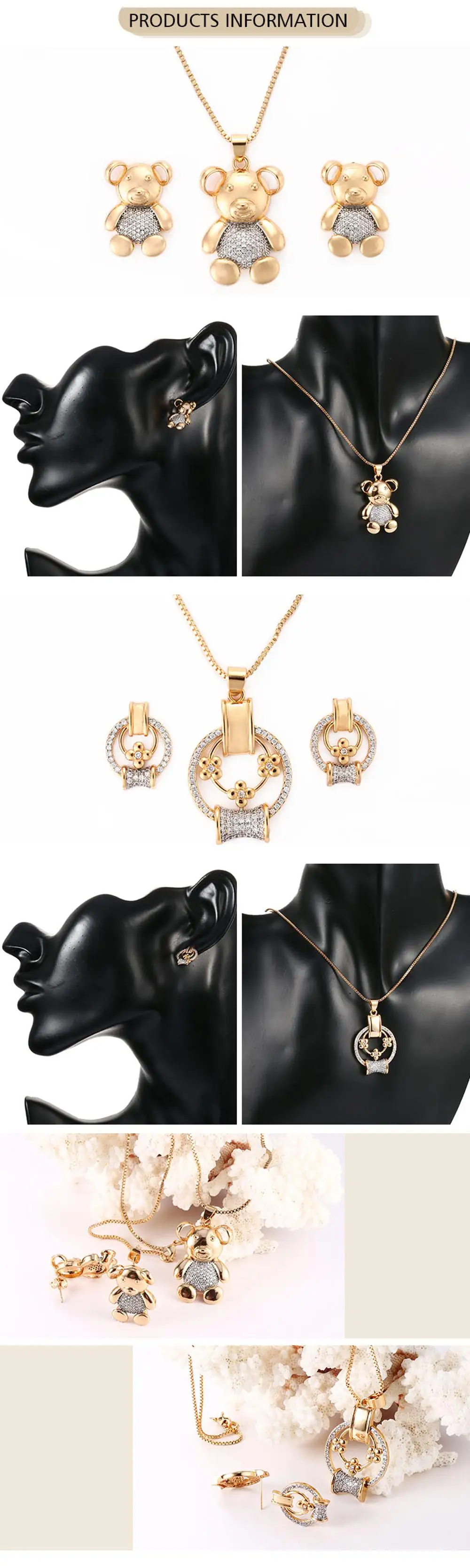 Shop Dubai Fashion Intimate Jewelry Women Gold Plated 18K