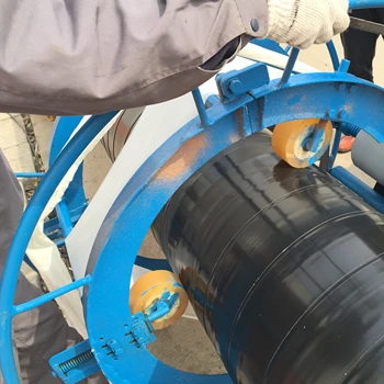 New Type Hand Applied Tape Wrapping Machine For The Steel Pipeline ...