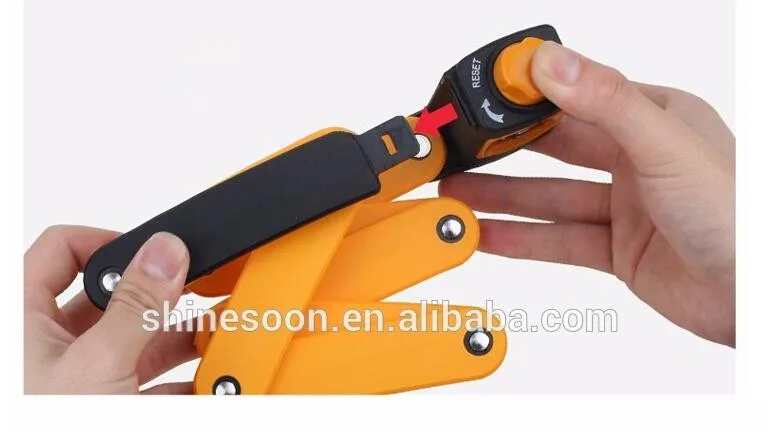 Strong Alloy Steel 6 Joints Folding Bike Bicycle Folding Locks - Buy ...