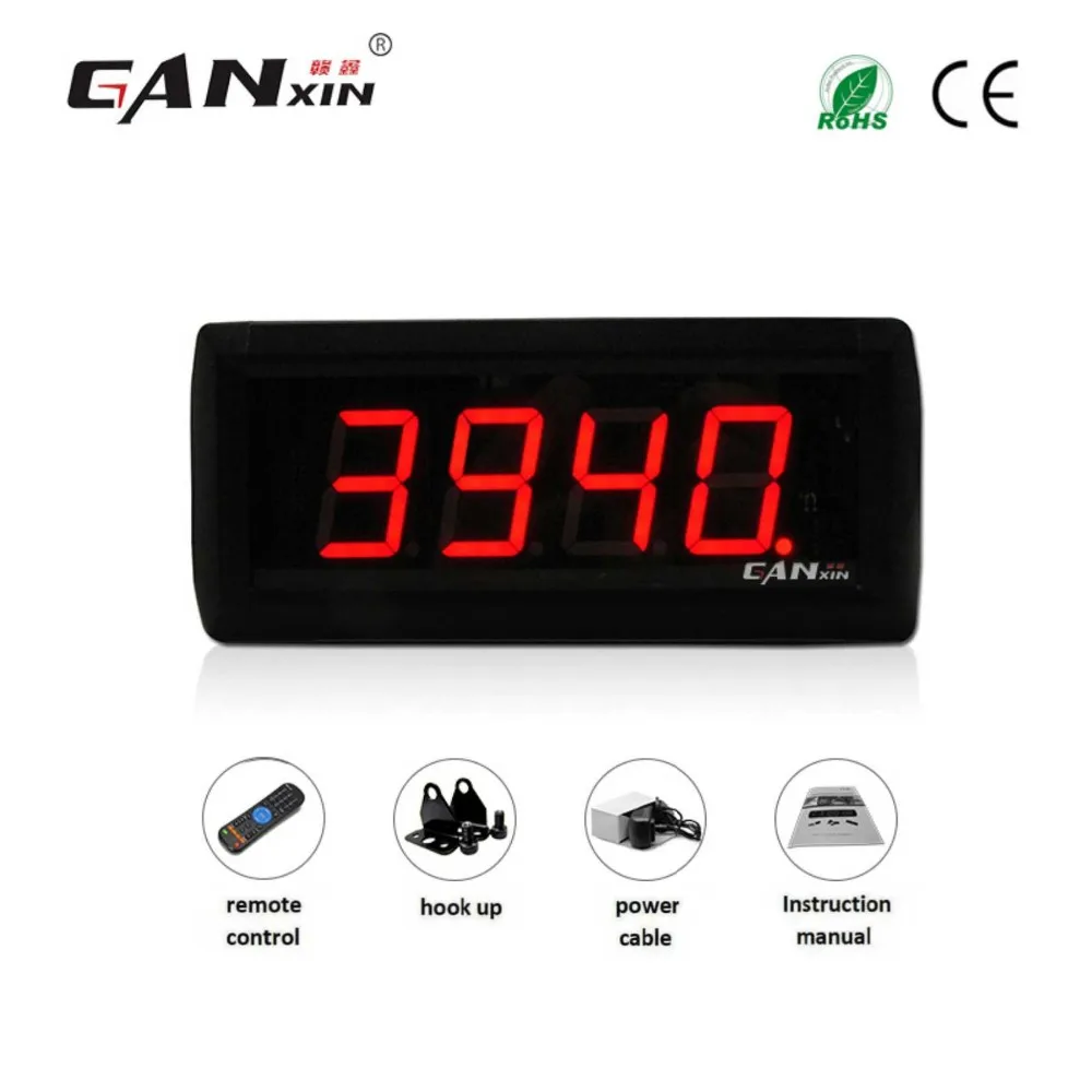 Black Aluminum Alloy Frame 7 Segment Light Led Display Electronic 4 ...