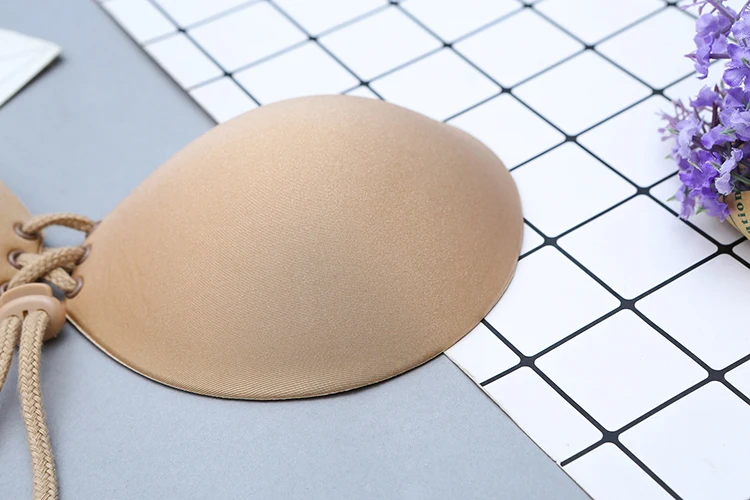 Thinnest Bras Pull Up Drawstring Butterfly Wing Strapless Backless ...