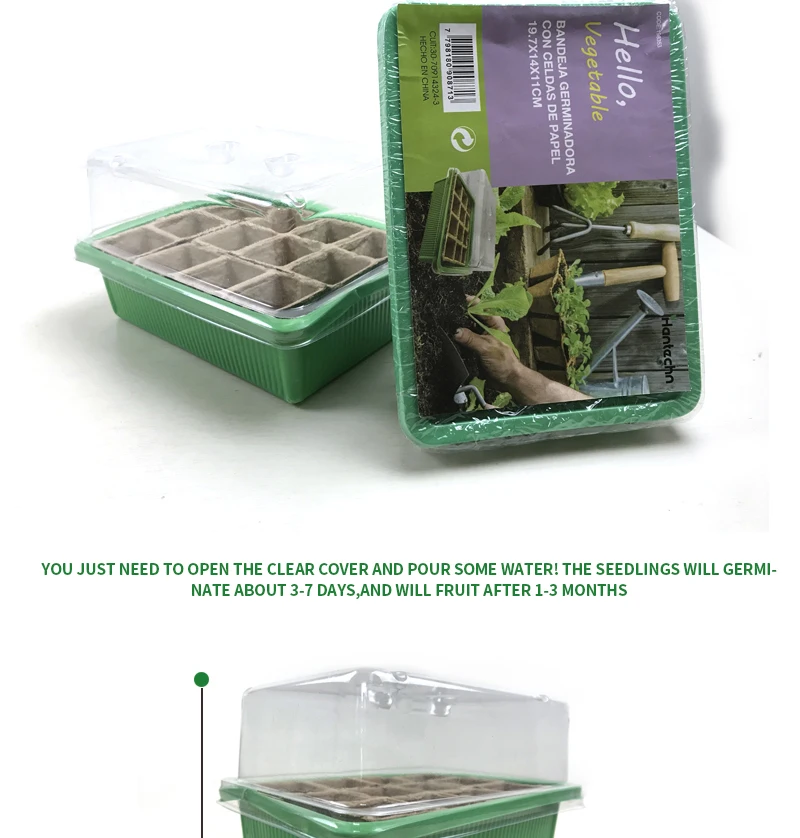 Eco- Friendly Disposable Small Plastic Garden Green House Pulp Paper ...