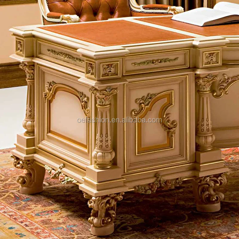 OE-FASHION Classic High End Wooden Office Executive Table Desk